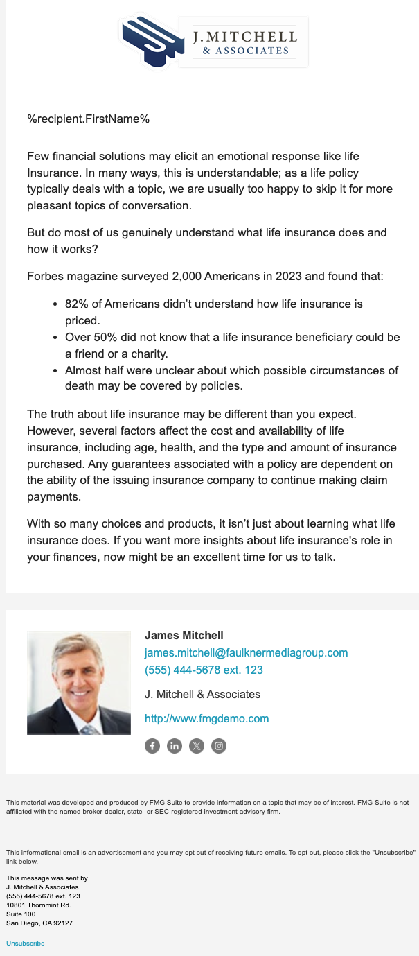 Financial Know-How: Life Insurance Messages