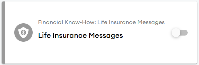 Financial Know-How: Life Insurance Messages