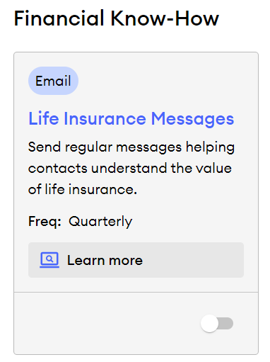 Financial Know-How: Life Insurance Messages