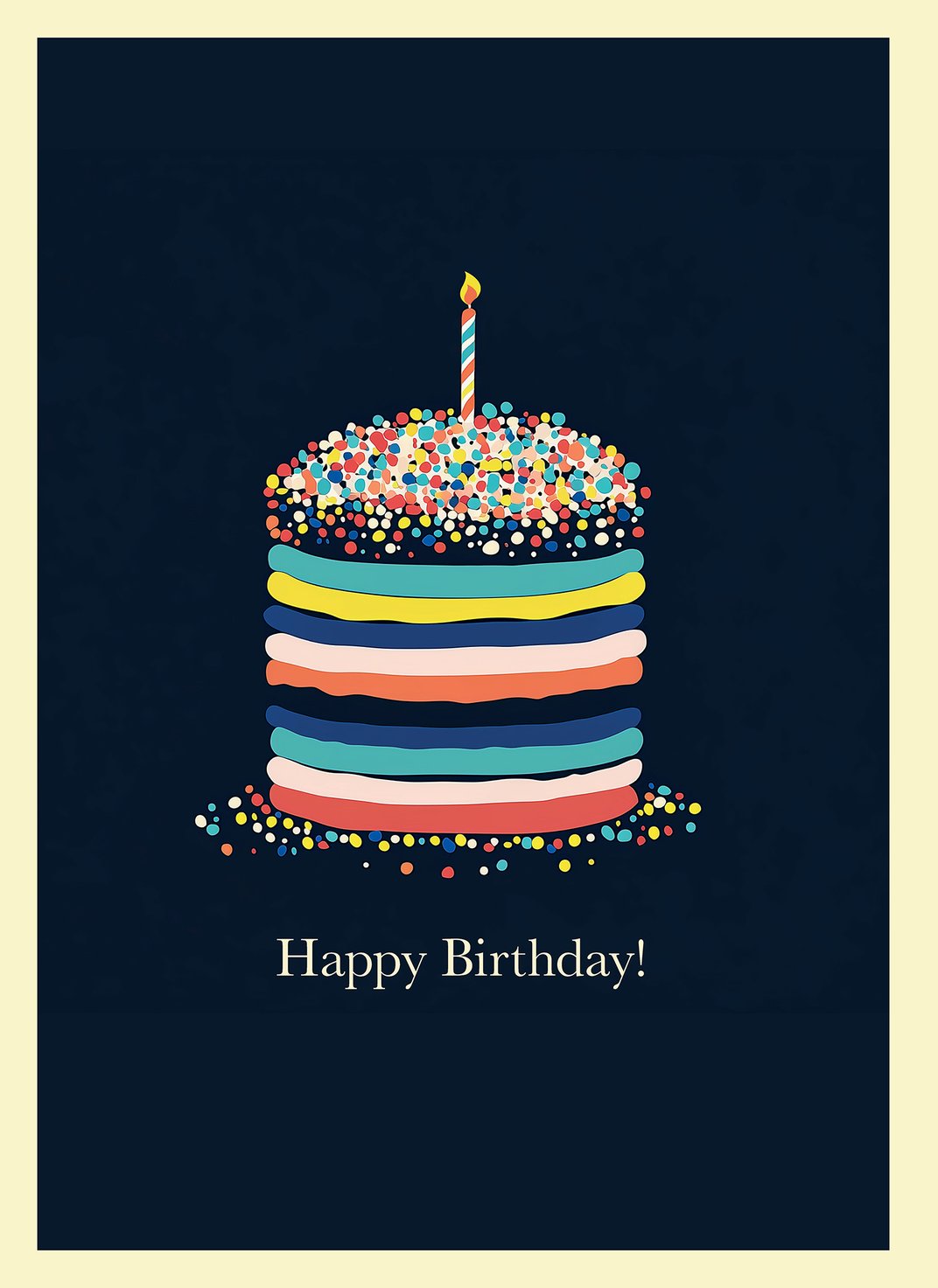 Celebrations: Happy Birthday Greeting Card