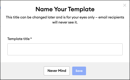 Creating and Accessing Custom Prewritten Email Templates